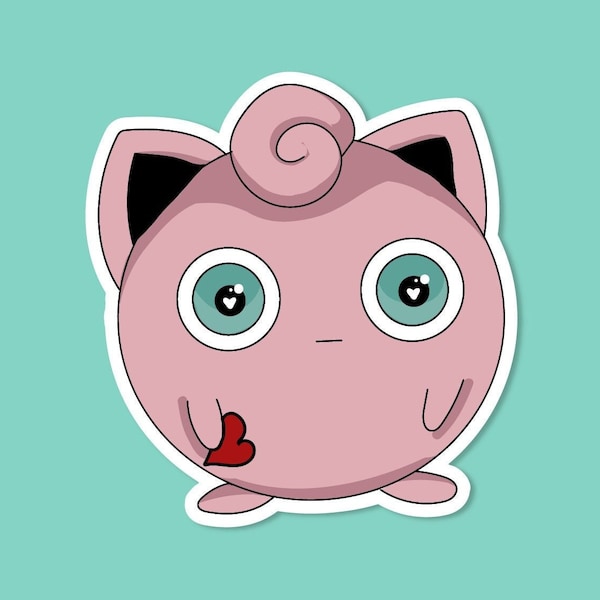 Jigglypuff Bumper Sticker - Etsy