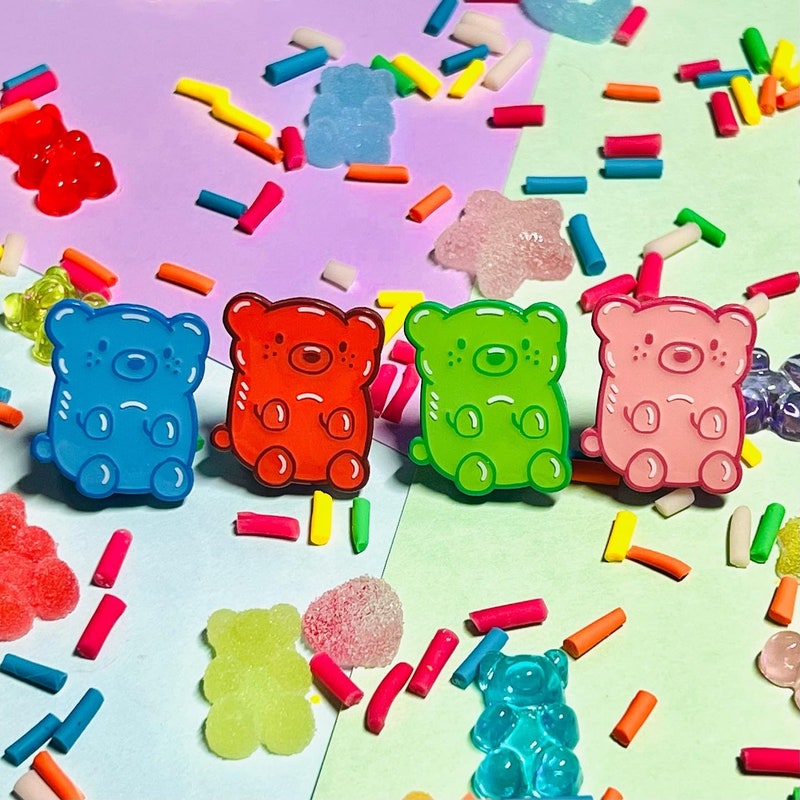 Candy Enamel Pin - Etsy