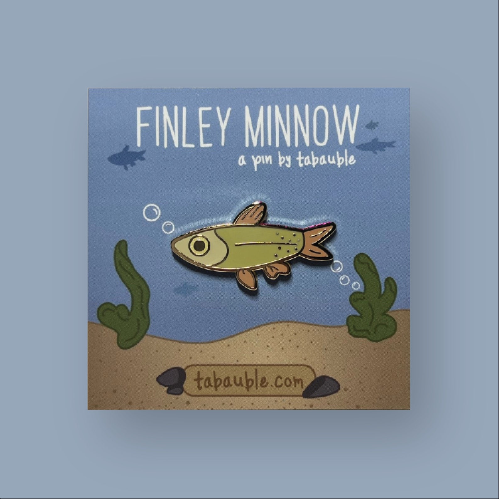 Minnow Hard Enamel Lapel Pin - Cute Fish Badge Pin Gifts for Dad - Etsy