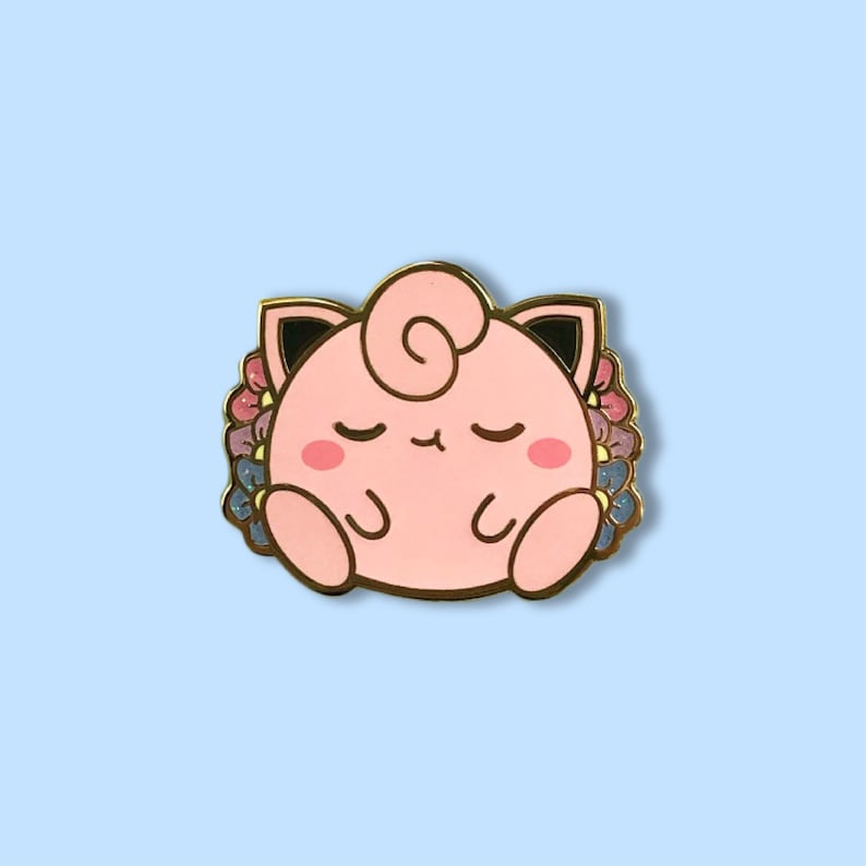 Plumpy Puff Hard Enamel Lapel Pin - Etsy