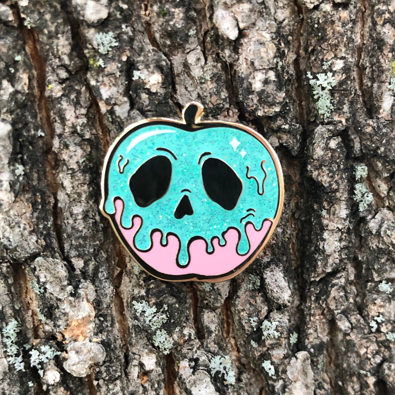 Pastel Poison Apple Pin Hard Enamel Lapel Pin Badge | Etsy