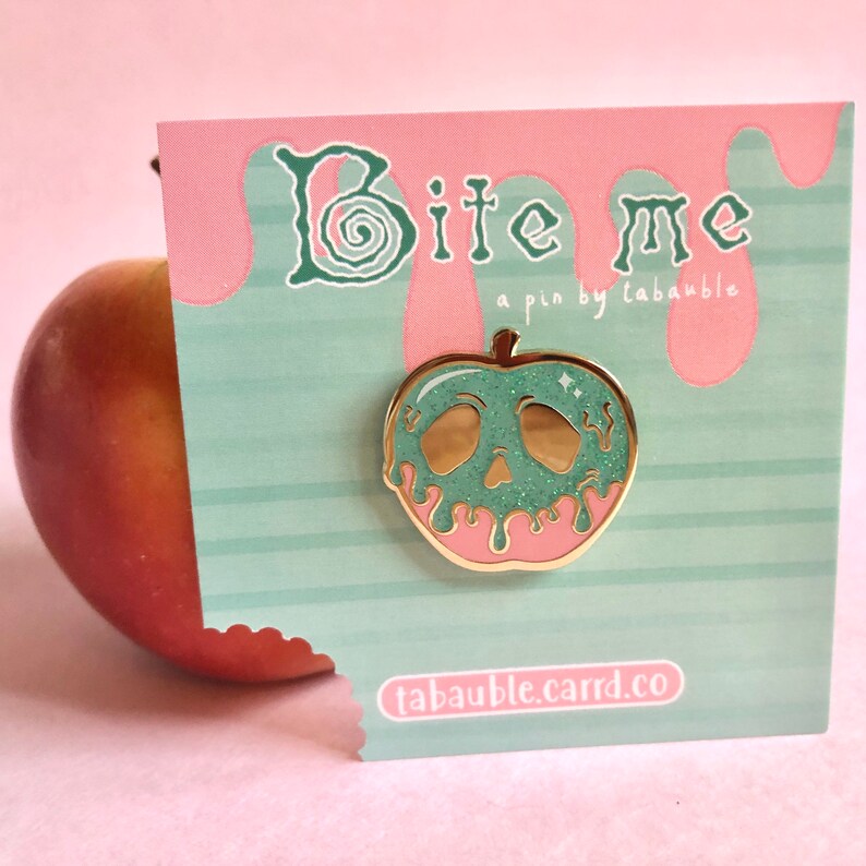 Pastel Poison Apple Pin Hard Enamel Lapel Pin Badge - Etsy