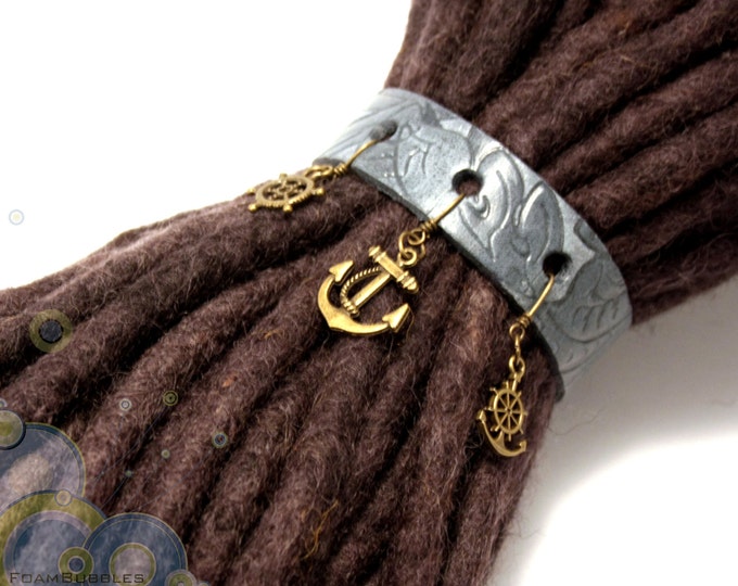 Leather Dreadlock Cuff. Dreadlock Accessory. Dread Cuff. - Etsy