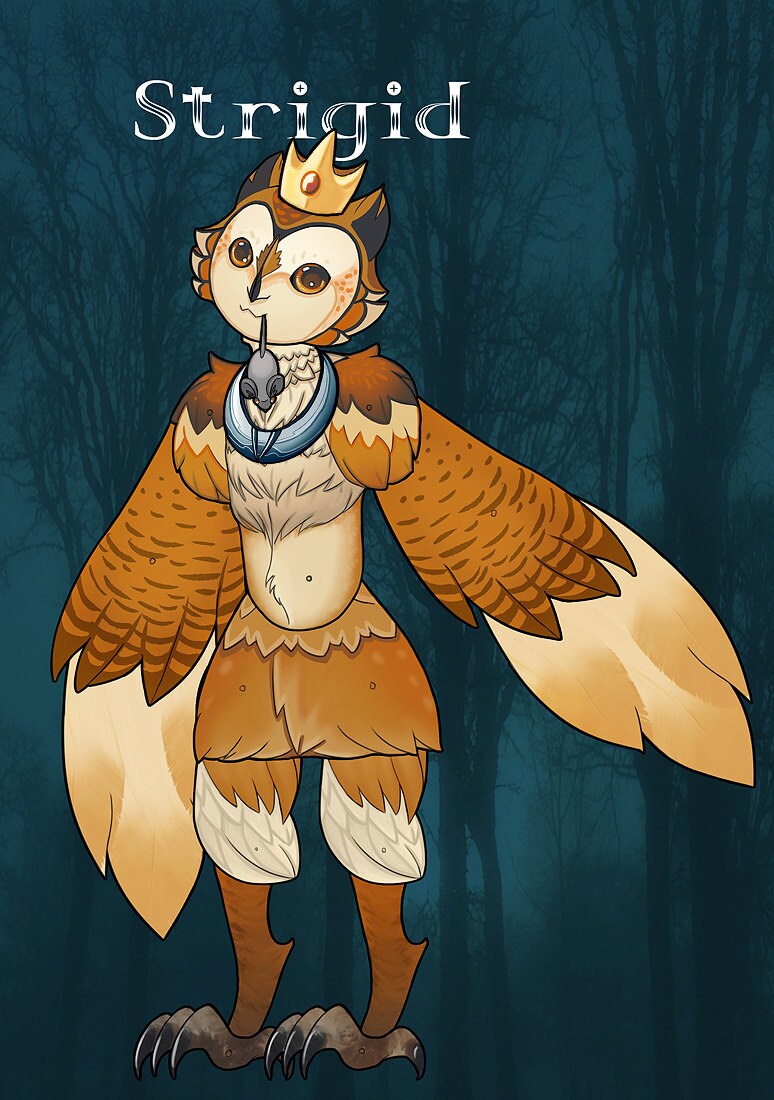 Strigid the Owlsprite - Posable Paper Doll - DIY Paper Crafting Kit - Etsy
