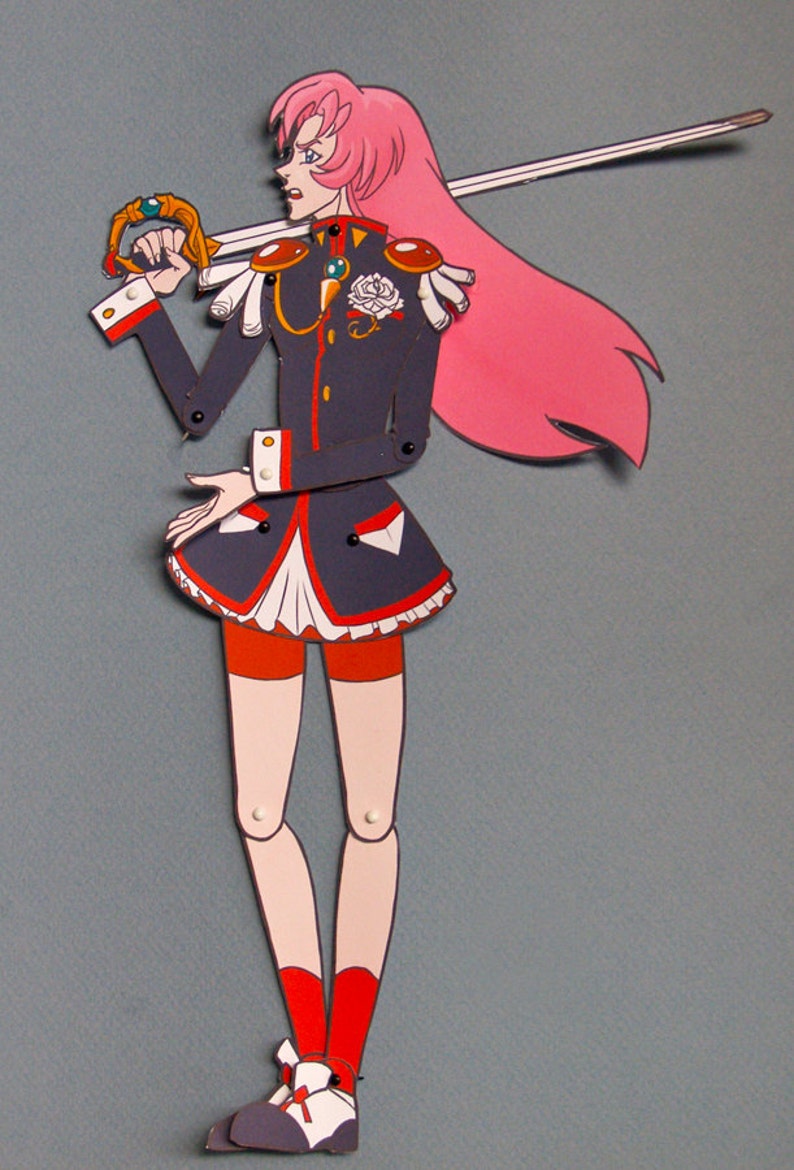 Revolutionary Girl Utena - Posable Paper Doll - DIY Paper Crafting Kit ...