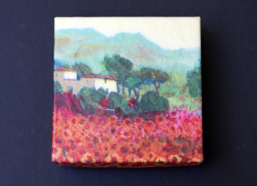 Tuscan Pattern Decorated Gift Boxes - Etsy