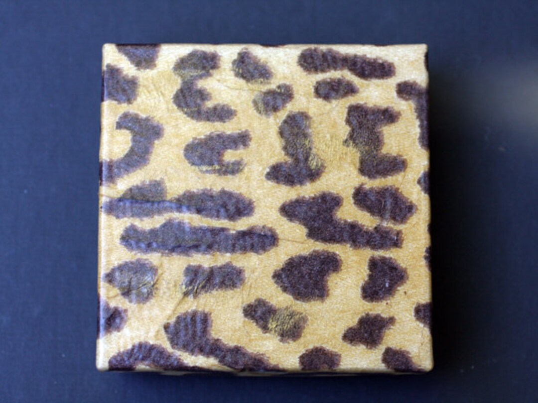 Cheetah Pattern Decorated Gift Box - Etsy