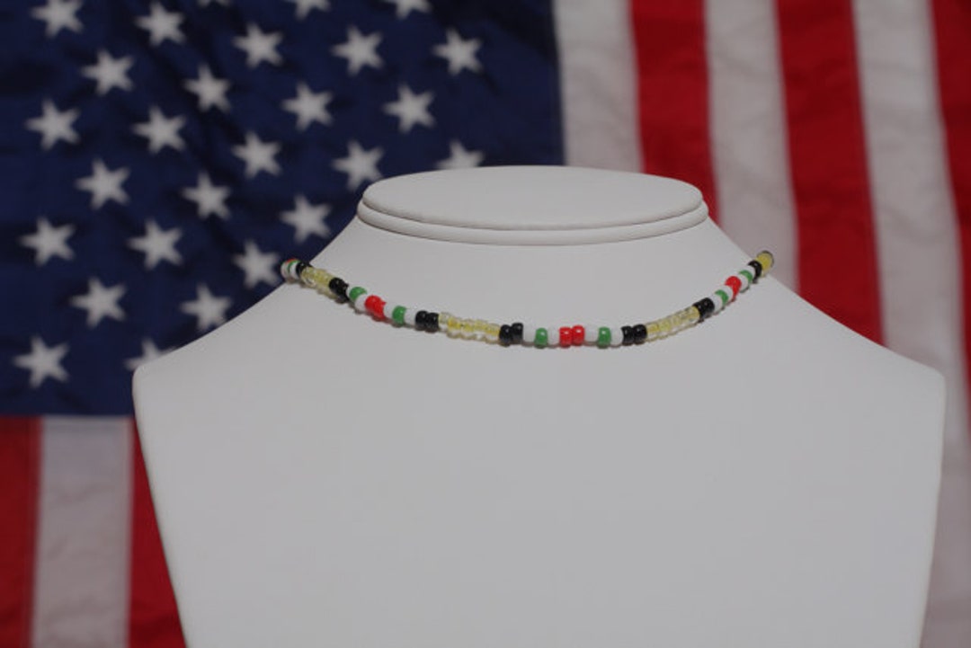 Iraq Service Ribbon Necklace 50% Donated to Veterans Nonprofits - Etsy