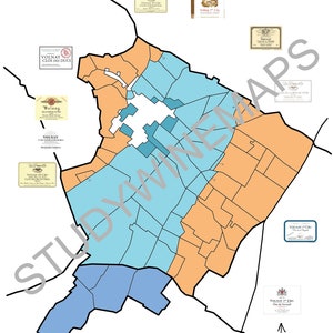 Volnay Wine Map - Etsy