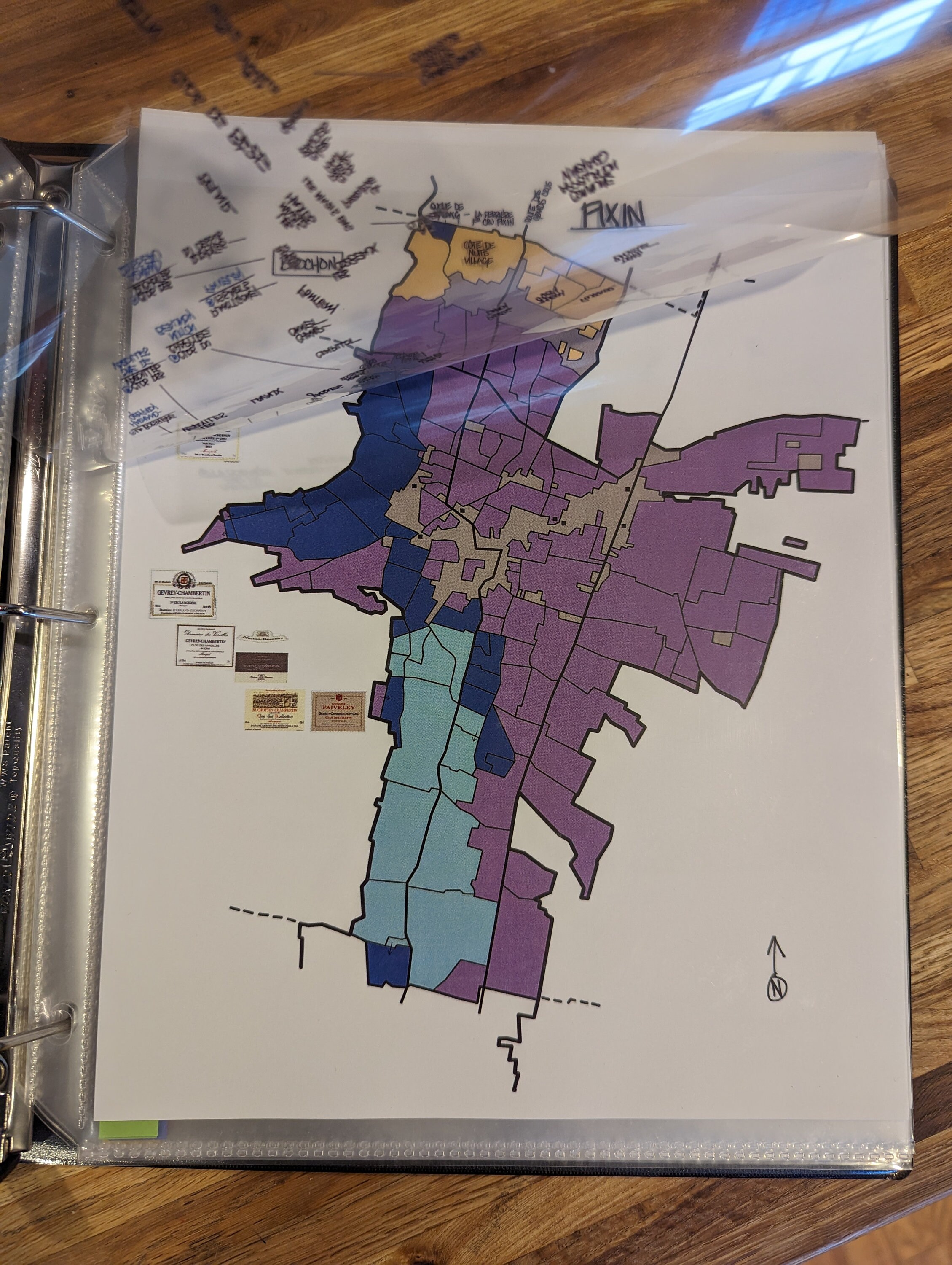 Gevrey-chambertin Wine Map - Etsy