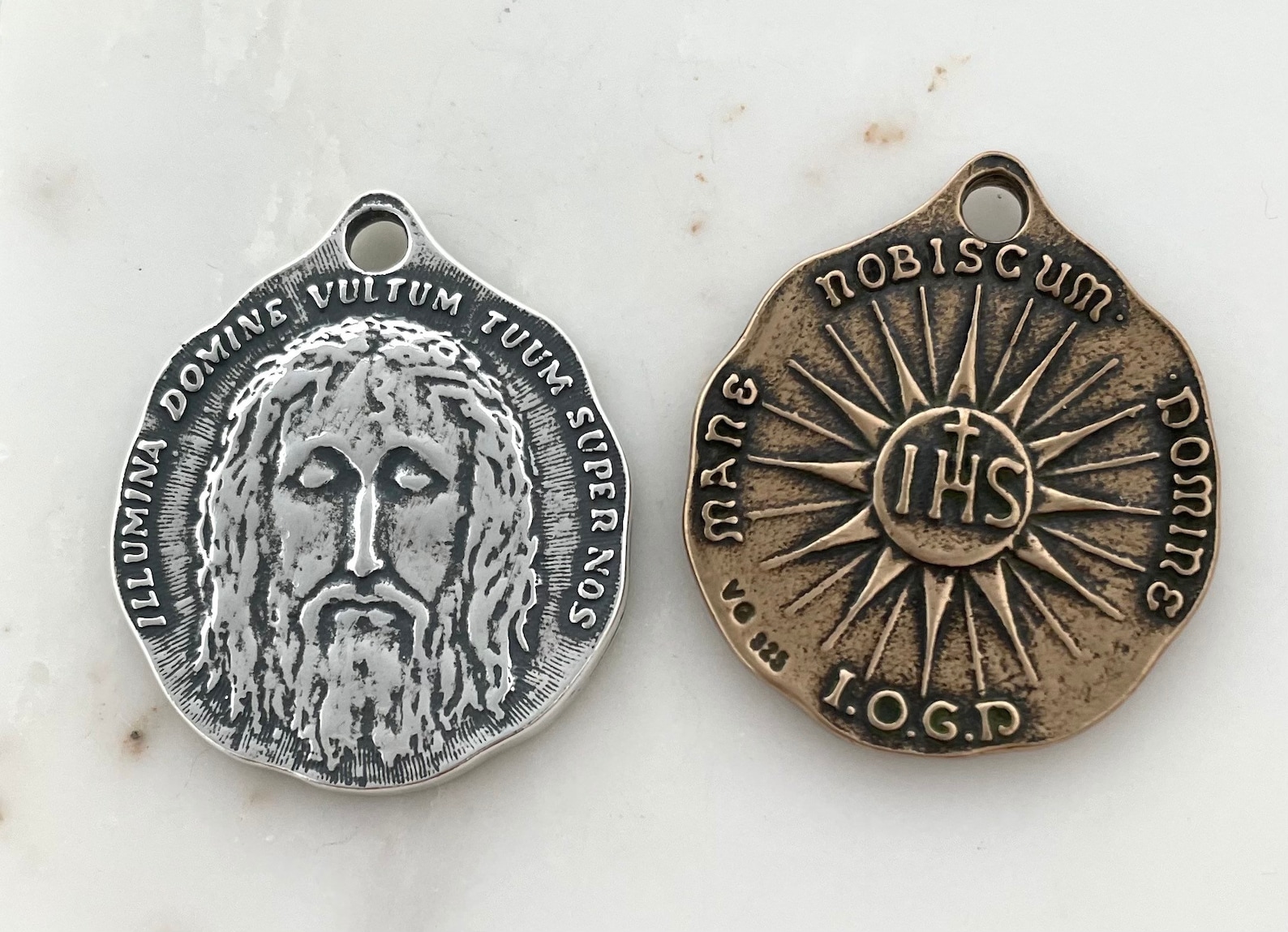 Face of Christ - Holy Face of Jesus Medal - Bronze - Shroud of Turin ...