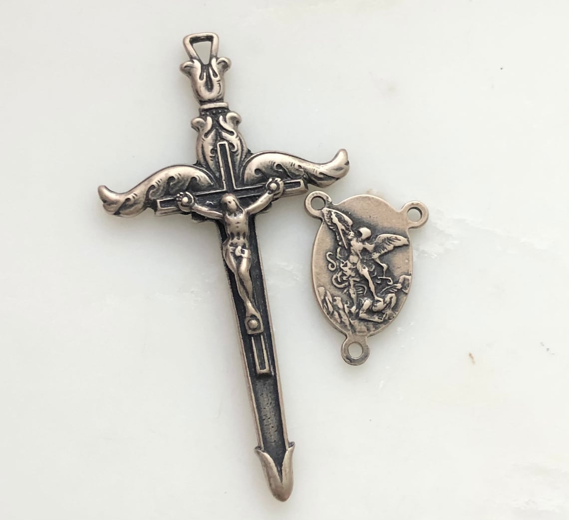 Rosary Set St. Michael Rosary St Michael's Sword | Etsy