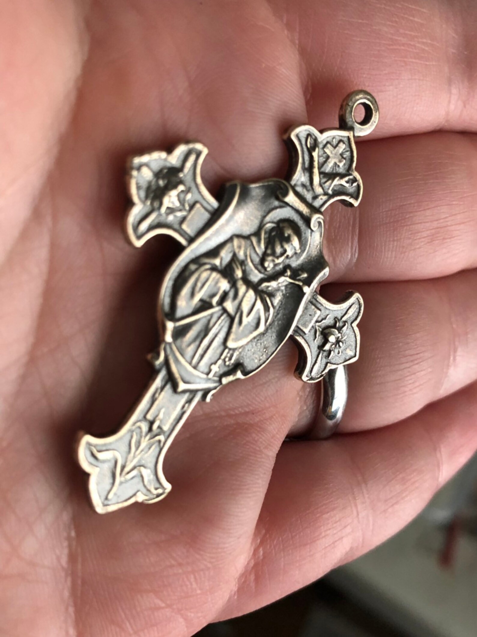 St Francis Embracing His Cross - St Francis Cross - 2" - Franciscan ...