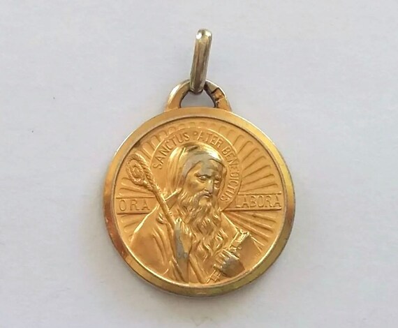 Old St. Benedict Medal - St Bendict Cross - St. Bened… - Gem