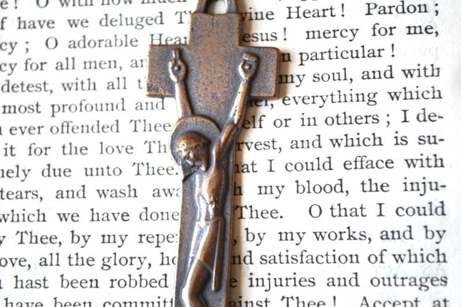 Irish Penal Crucifix - 2 1/2" Bronze - Vintage Replica - Made in the ...