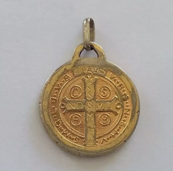 Old St. Benedict Medal - St Bendict Cross - St. Bened… - Gem
