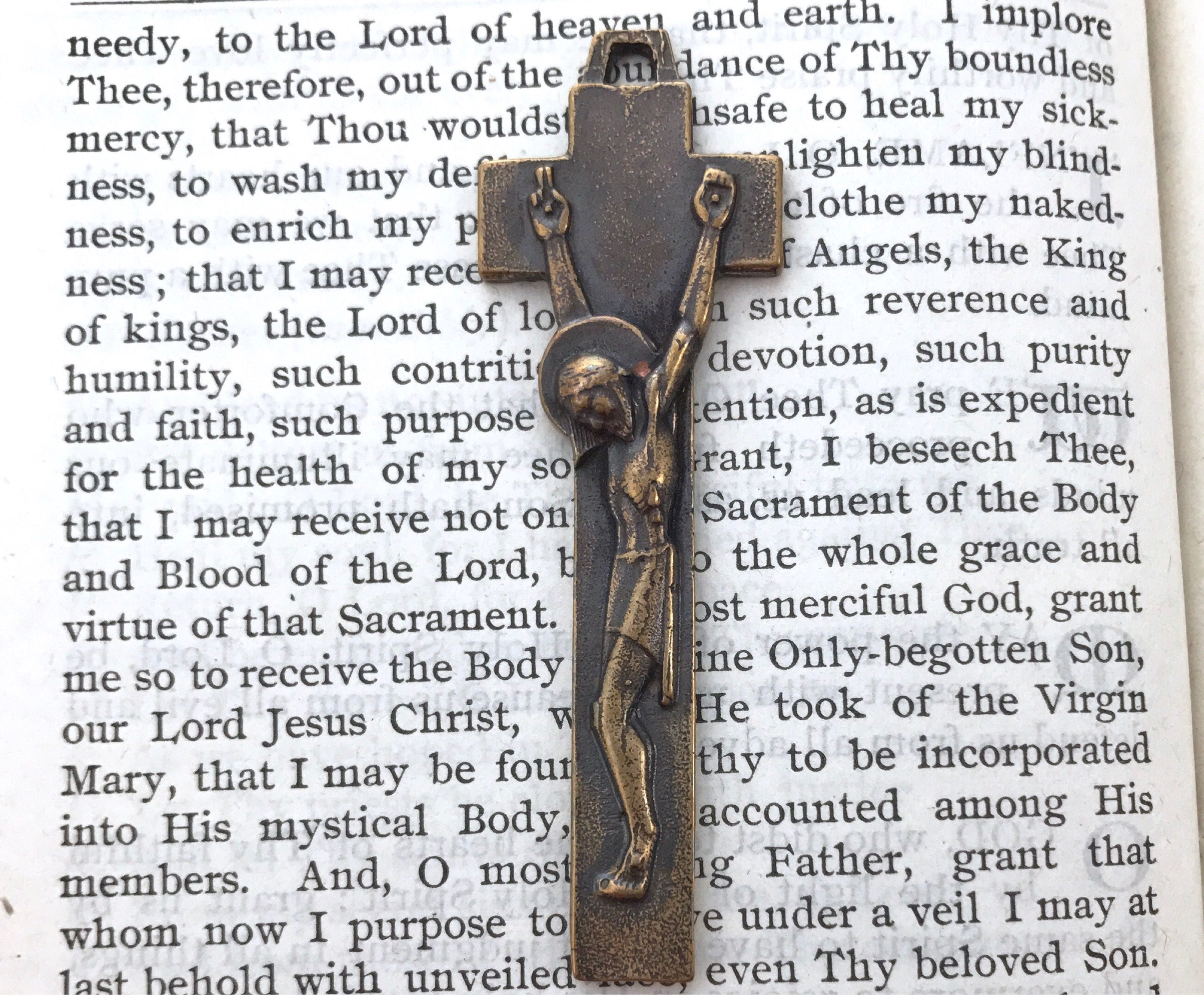 Irish Penal Crucifix 2 1/2 Bronze Vintage Replica | Etsy