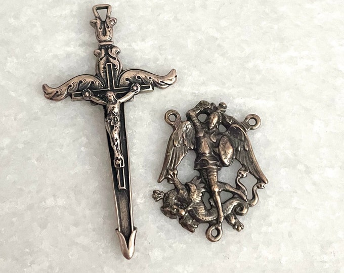 Rosary Set St. Michael Rosary St Michael's Sword - Etsy