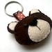 Felt Bear Keychain - Key Holder - Felt Animals - Etsy