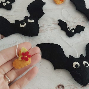 Fall Bat Ornament - Halloween Decoration - Spooky - Etsy