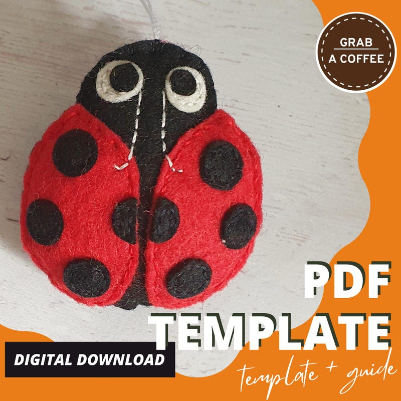 Felt Ladybug - Etsy