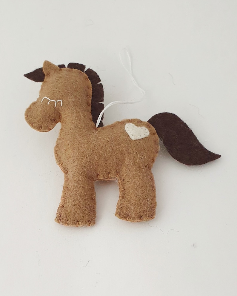 Felt Pony Decoration - Horse Ornaments - Etsy