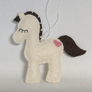 Felt Pony Decoration - Horse Ornaments - Etsy