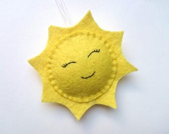 Felt Sun - Etsy