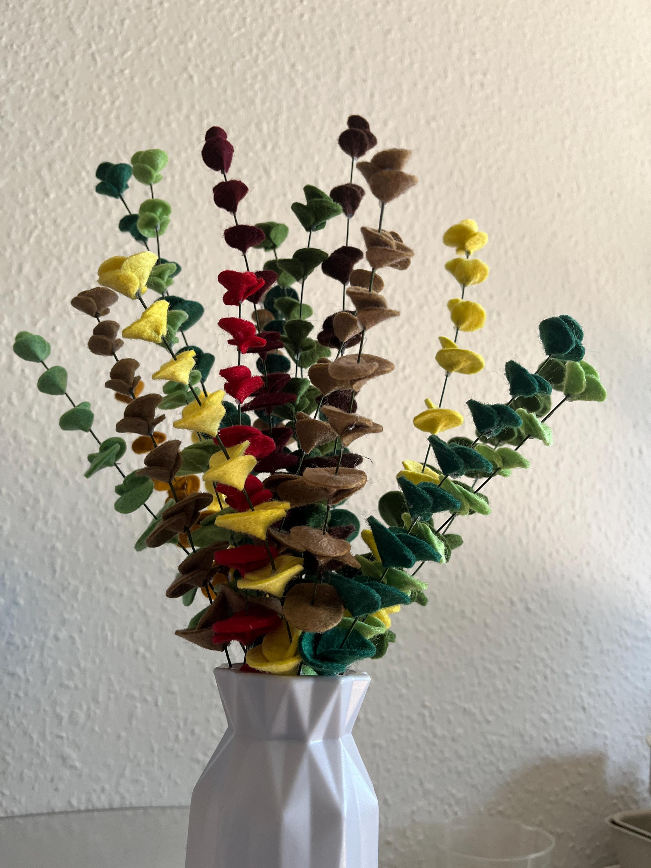 Felt Eucalyptus Stem - Set of 3 - Choose Your Color Pack - Etsy