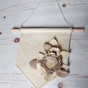 Felt Fall Banner Wool Flag Wall Decoration Nursery Decor Felt Hanging ...