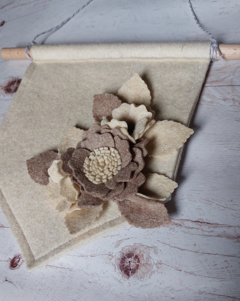 Felt Fall Banner Wool Flag Wall Decoration Nursery Decor - Etsy