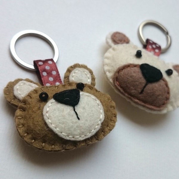 Felt Keychain - Etsy