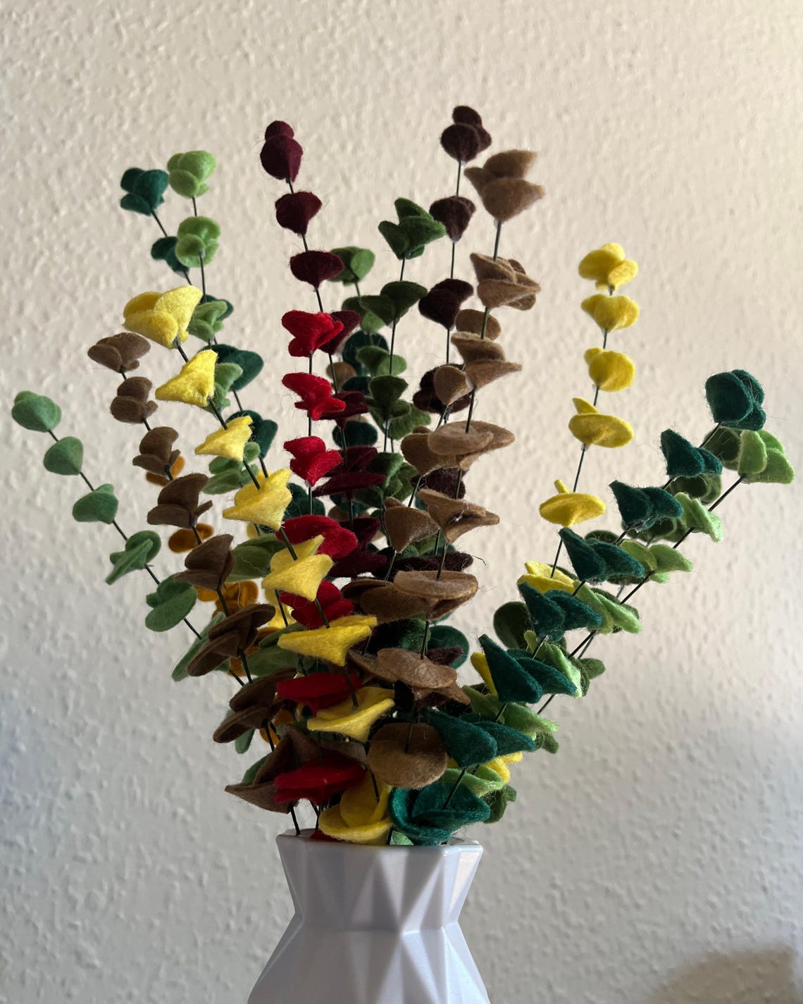 Felt Eucalyptus Stem - Set of 3 - Choose Your Color Pack - Etsy