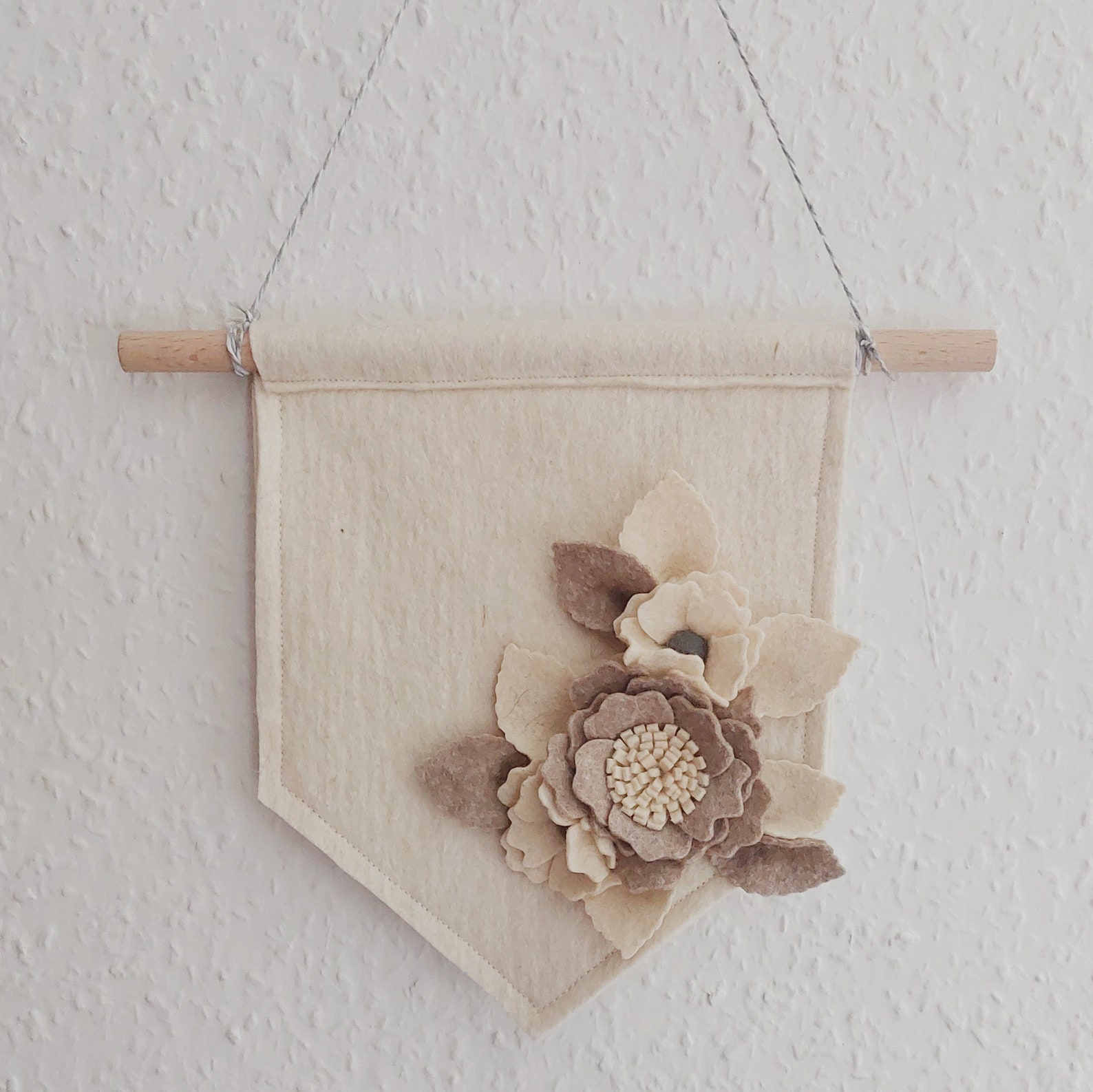 Felt Fall Banner - Wool Flag - Wall Decoration - Nursery Decor - Felt ...