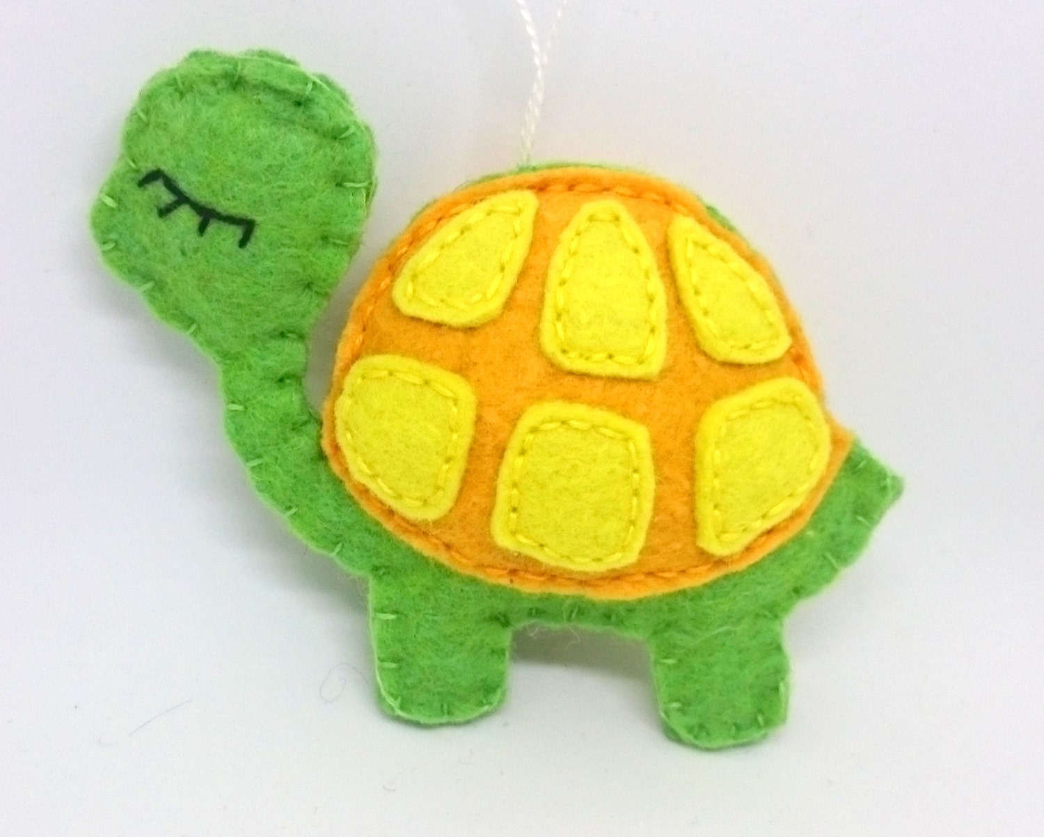 Felt turtle ornament for home decor animals kids room nursery | Etsy