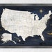 Very Detailed USA Push Pin Map With Cities and States Labelled, US Map ...