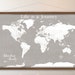 Life is a Journey, Detailed Travel World Map Canvas, Office Wall Art ...