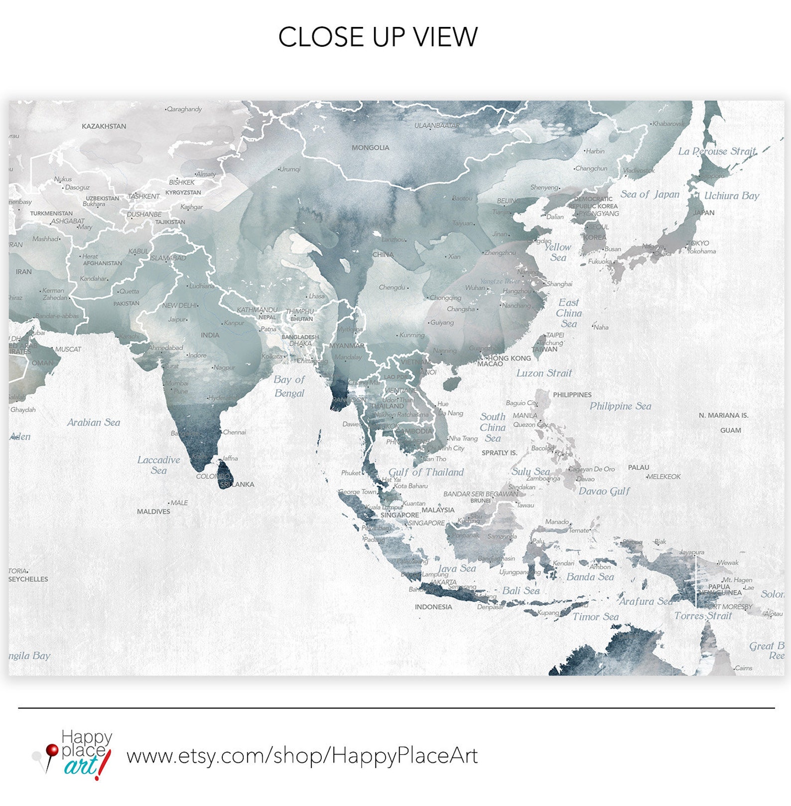 Push Pin Wall Map of the World Custom Words Text of Your - Etsy Canada