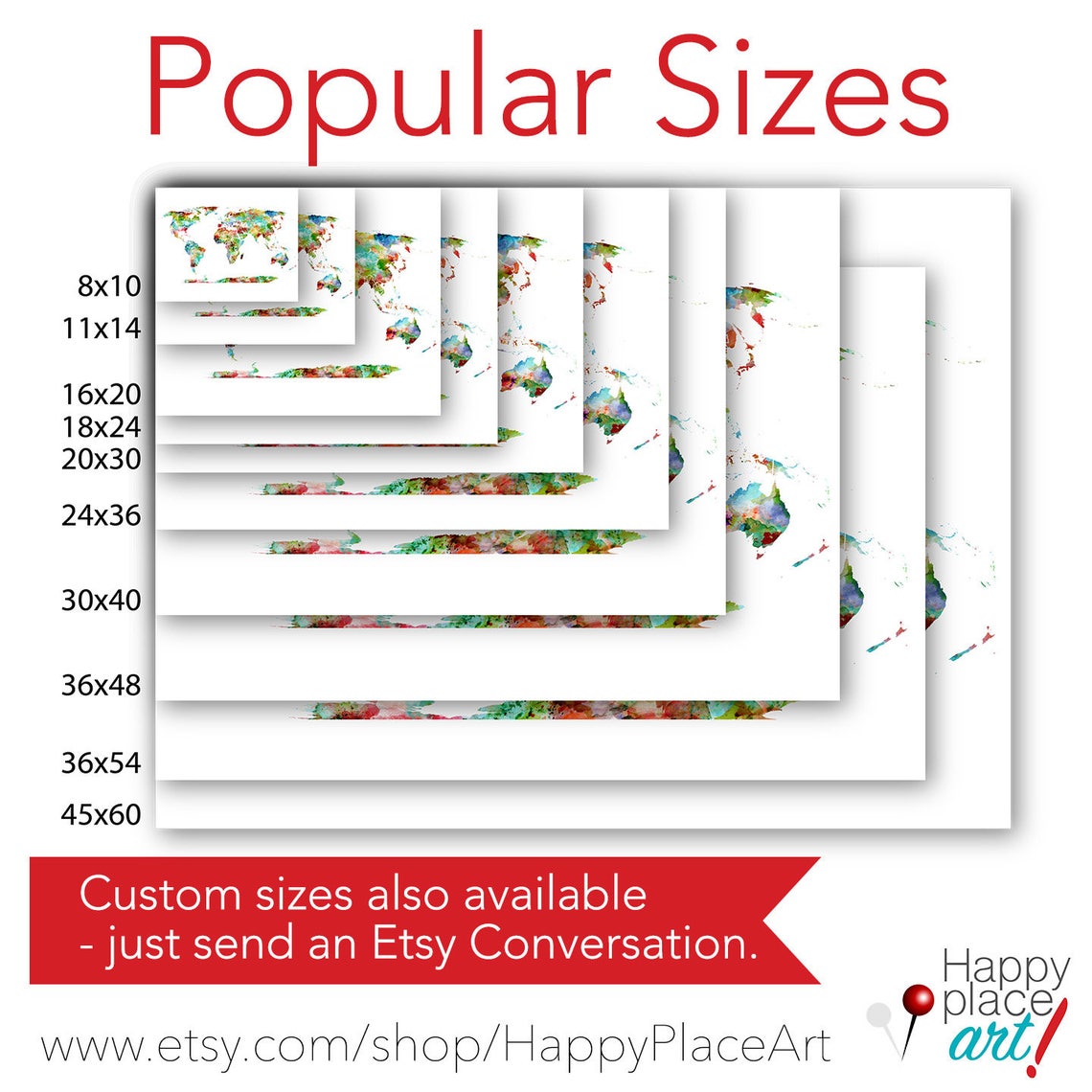 Huge World Map, Large World Map, Printable Map, Oversized World Map ...