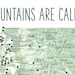Detailed Washington Hiking Map With Parks and Trails, Mountains of WA ...