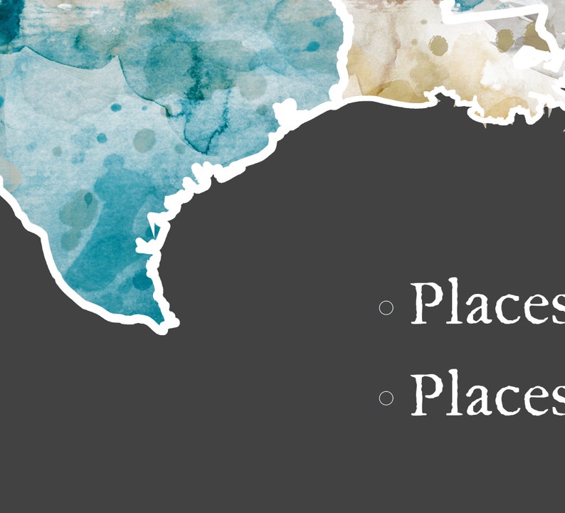 Gift for Boss Moving Away or Retirement Gift Map of USA Map - Etsy