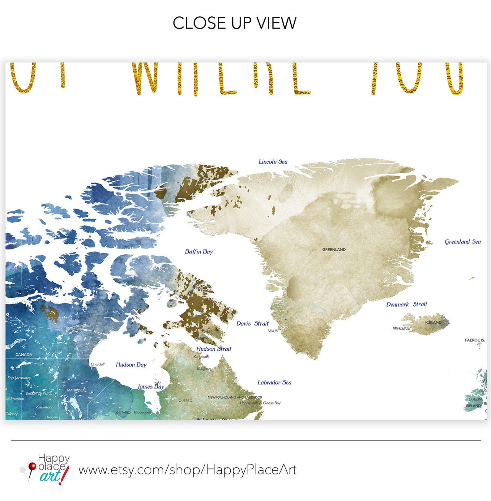 World Map for Wedding Couple Gift, Romantic Travel Map, Anniversary ...