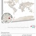 Cream Sandy Beige World Map Detailed World Map Ideal for - Etsy