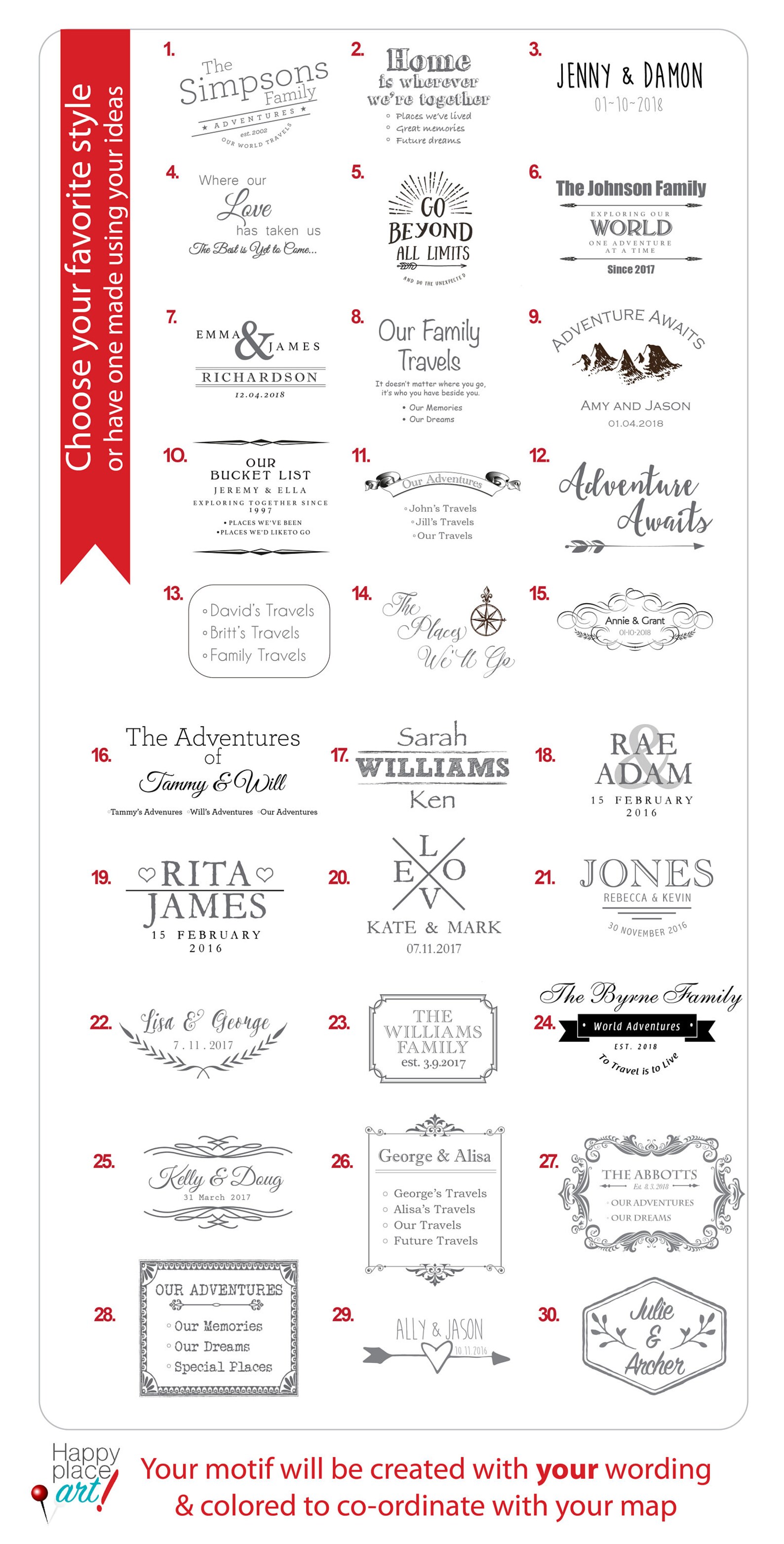 Our Adventures, World Map, Map for Couple Who Love Traveling. Wedding ...