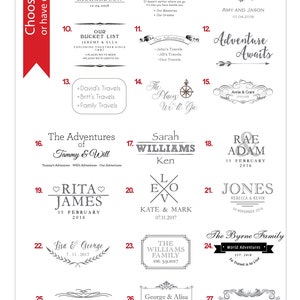 Our Adventures, World Map, Map for Couple Who Love Traveling. Wedding ...