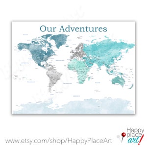 World Map With USA States, USA States and Cities, Map With USA Details ...