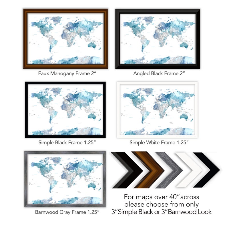 Soft Color Print Highly Detailed Map Cities and State Names | Etsy