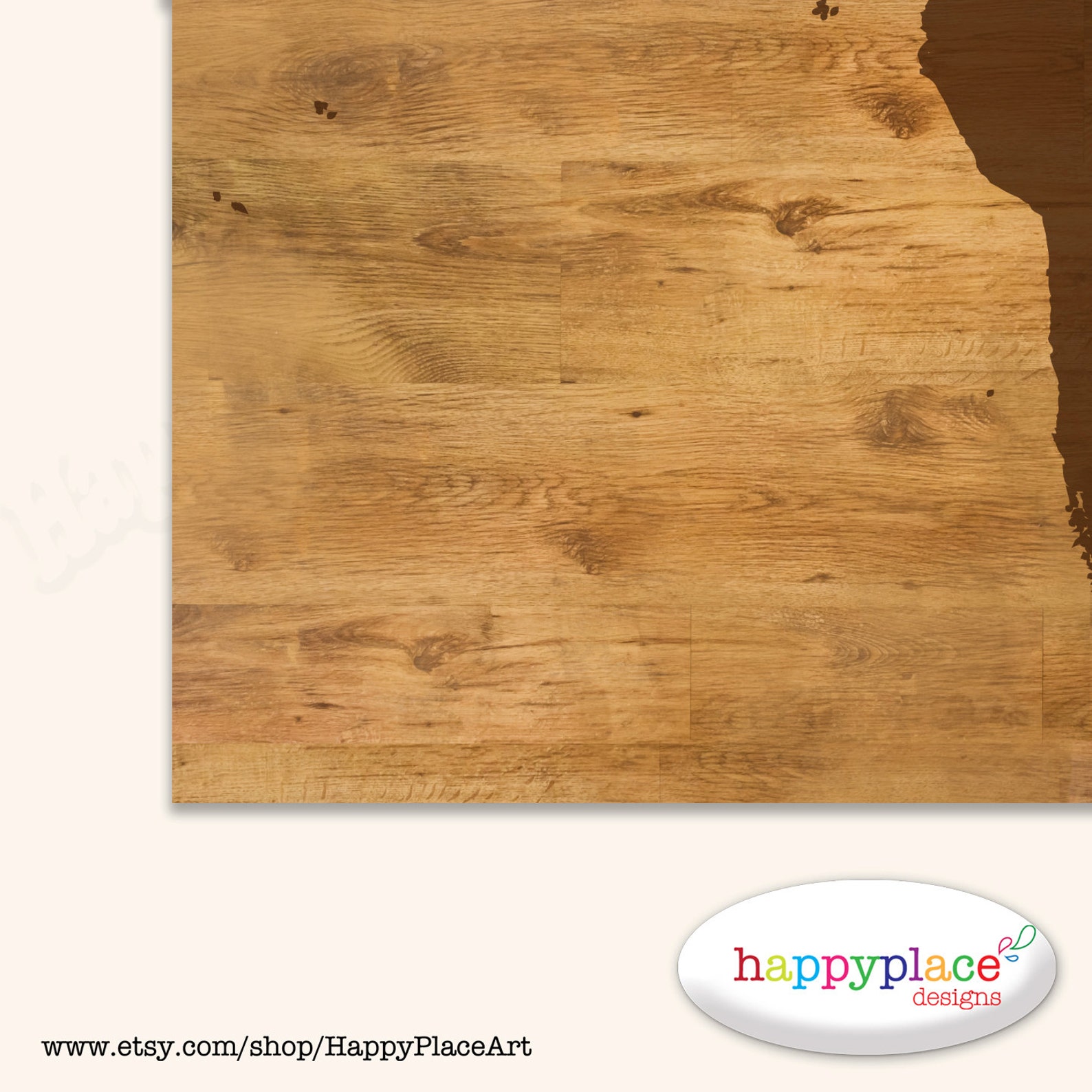 Cream World Map Print With Timber Wood Grain Texture. 6 Panels - Etsy