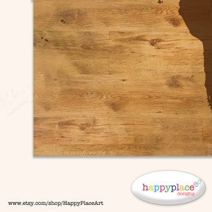 Cream World Map Print With Timber Wood Grain Texture. 6 Panels With the ...