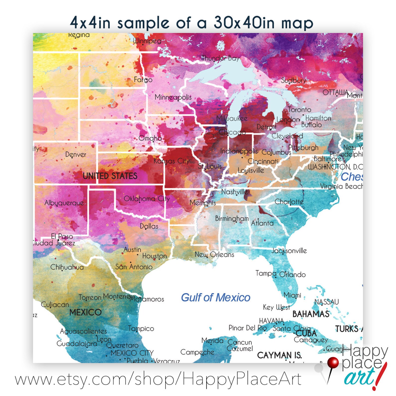 Pastel Watercolor Map Huge World Map World Map Soft - Etsy